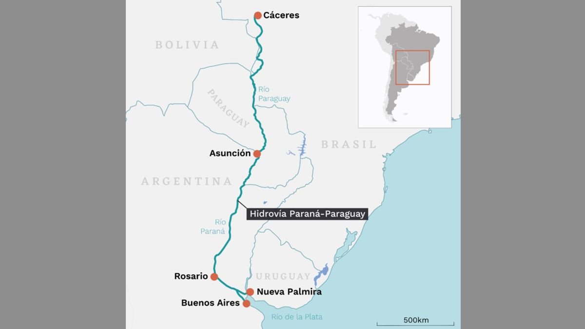 Hidrovía: la necesidad de recuperar el río Paraná